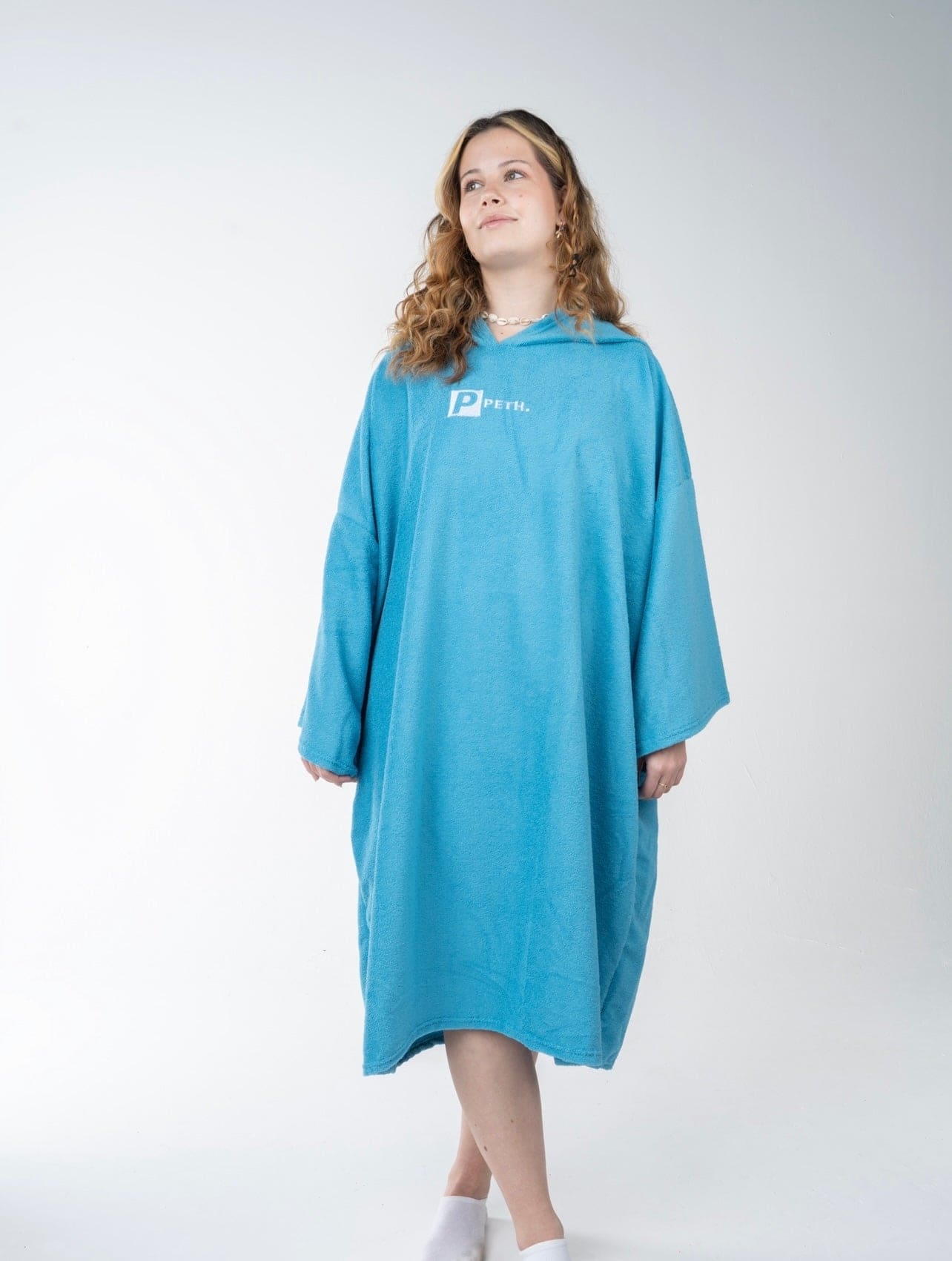 Premium Microfibre Oversized Changing Poncho / Robe - TEAL Blue – Pethstore